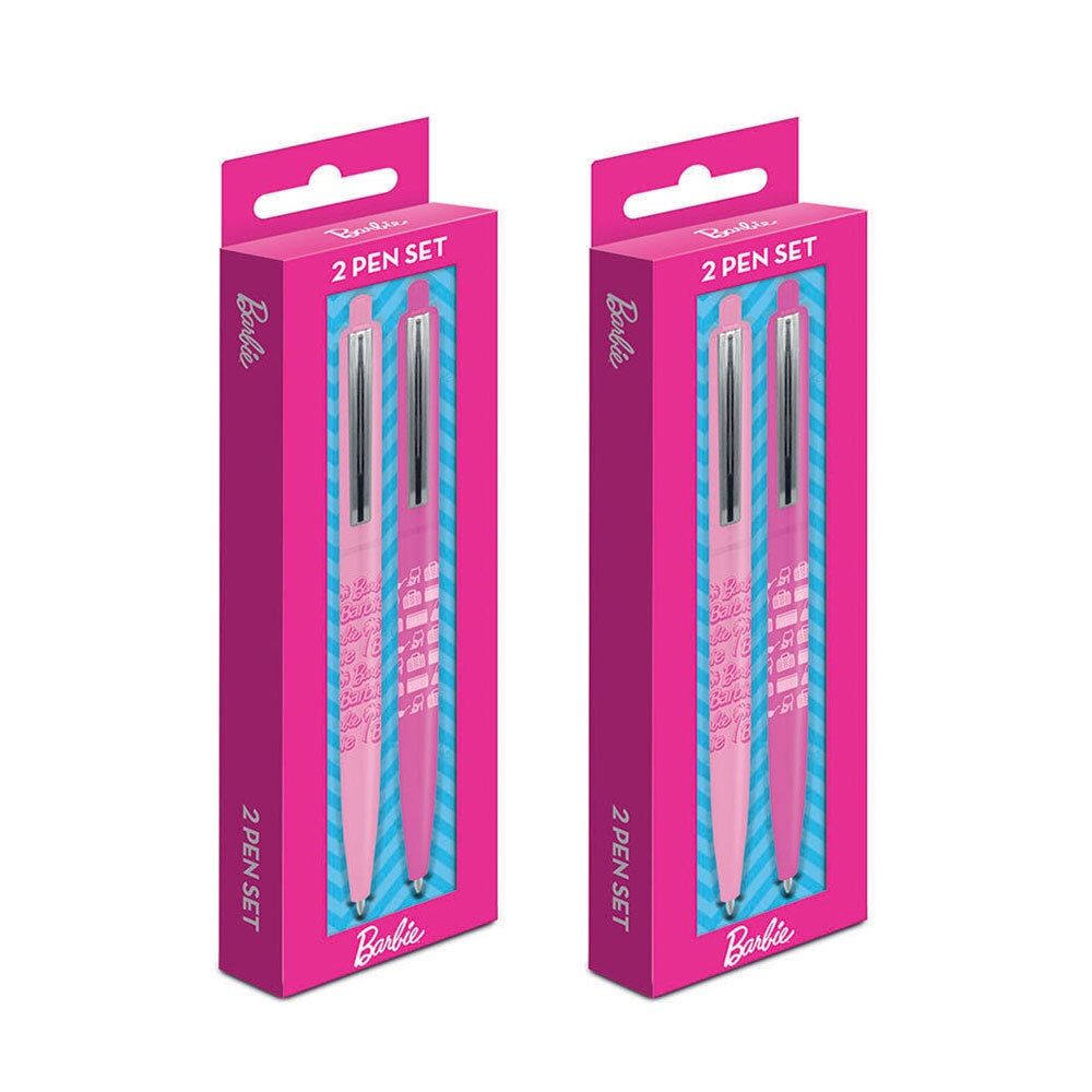 Buy 4pc Barbie Movie Barbie World Collectable Gel Pen Set (Pink ...