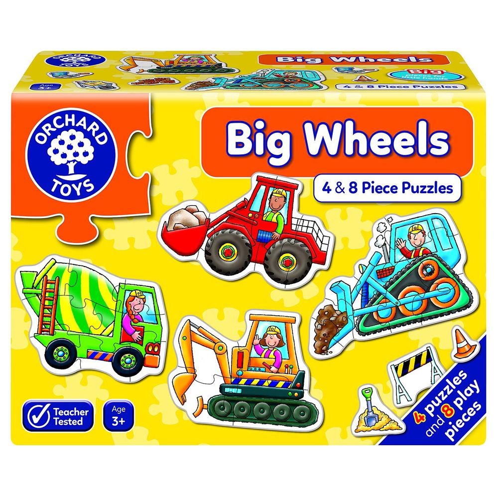 Buy 4pc Orchard Jigsaw Puzzle Big Wheels Vehicles Kids/Childrens Play ...