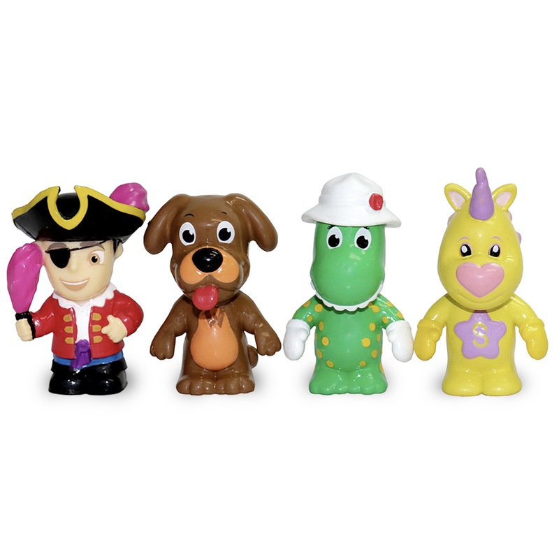 Buy 4pc The Wiggles Childrens/Kids Play Toys Character Figurines ...