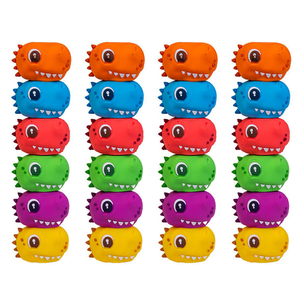 Buy 4PK Dino Island Unique Cute Stackable Highlighters Writing ...