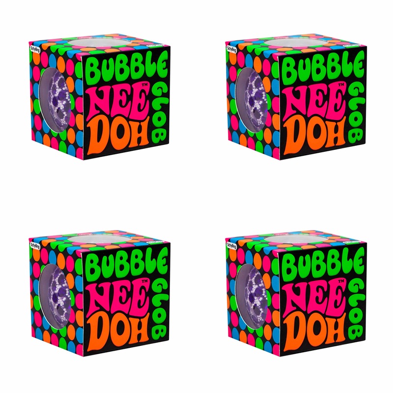 Buy 4PK Schylling Bubble Glob Nee Doh Squeeze Ball Kids Sensory Toy 6 ...