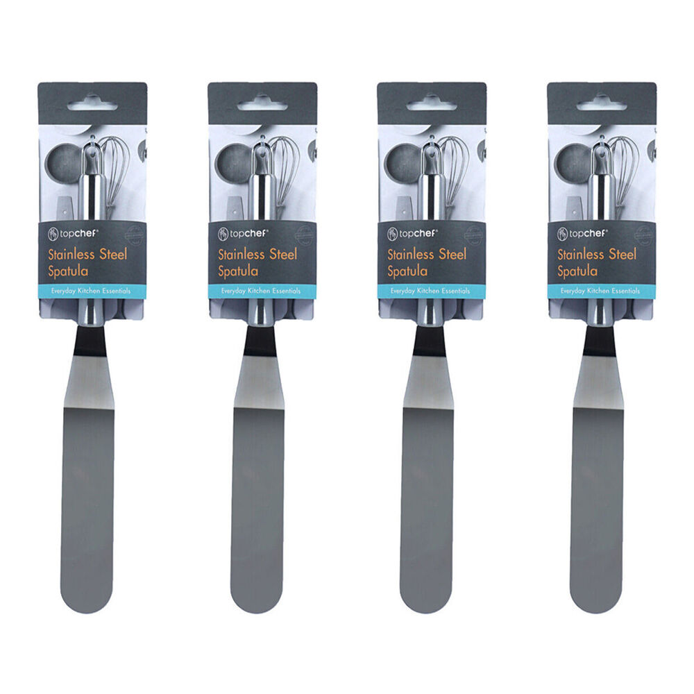 Buy 4PK Topchef Stainless Steel Cake Spatula Kitchen Utensil 31cm ...
