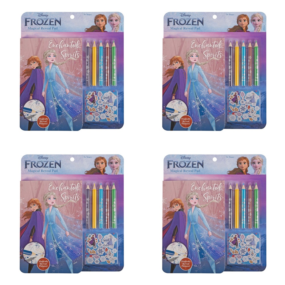 Buy 4x Disney Frozen 2 Magic Reveal Pad Kids/Children Art/Craft ...