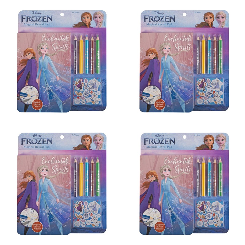 Buy 4x Disney Frozen 2 Magic Reveal Pad Kids/Children Art/Craft ...