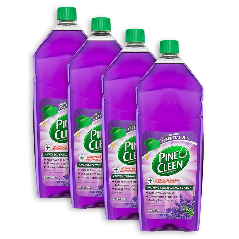 Buy 4x Pine OCleen 1.25L Antibacterial Toilet/Floor/Bin Disinfectant ...