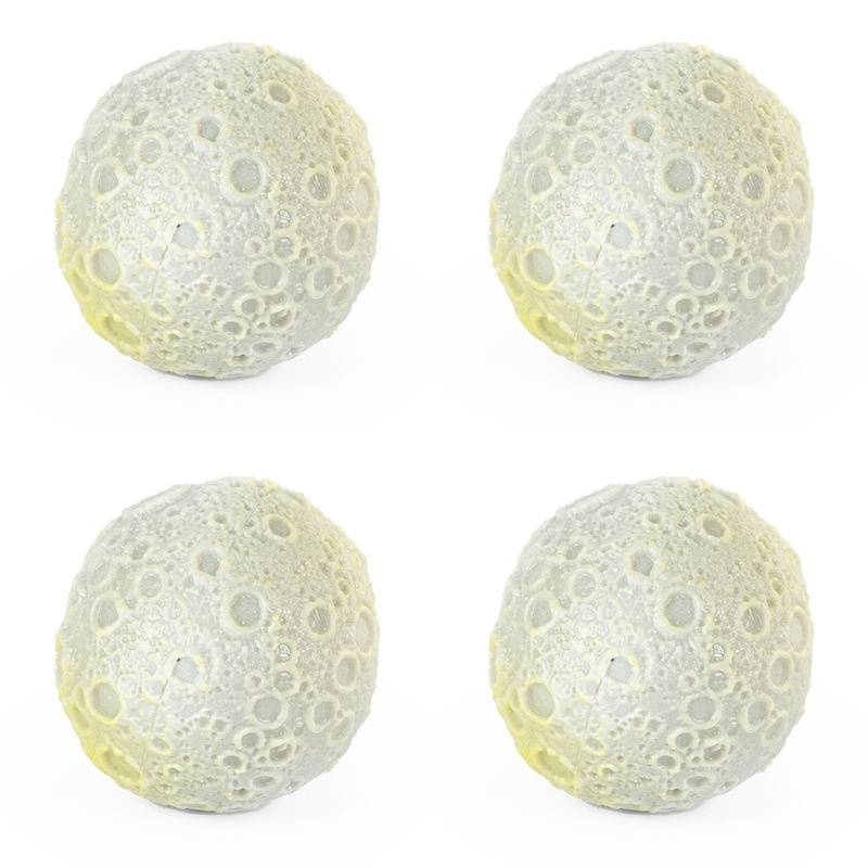 Buy 4x Pocket Money Fun 7cm Light Up Moon Ball Kids/Children ...