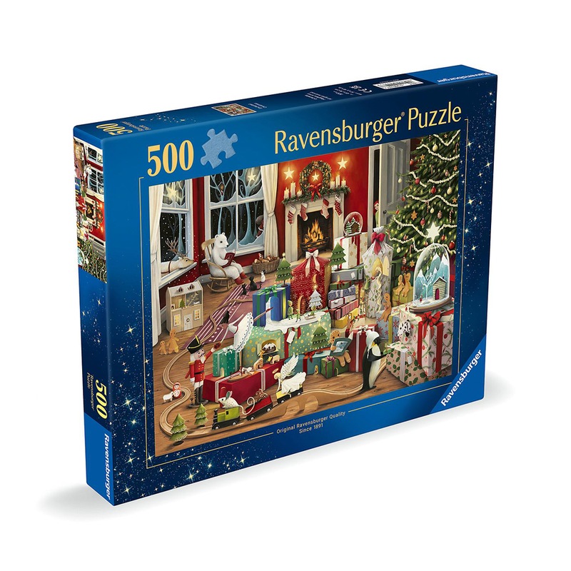 Buy 500pc Ravensburger Enchanted Christmas Theme Family/Family Jigsaw ...