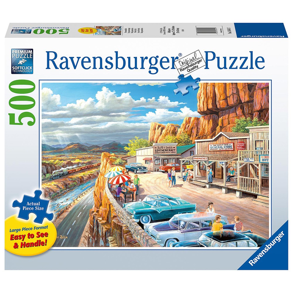 Buy 500pc Ravensburger Scenic Overlook Family Jigsaw Puzzle Interactive ...