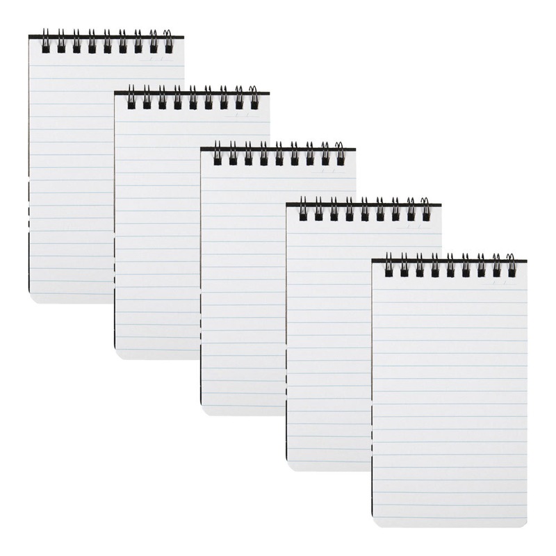 Buy 5pc Spirax P541 PP Notebook/Notepad 7mm Ruled 96-Pages Writing ...