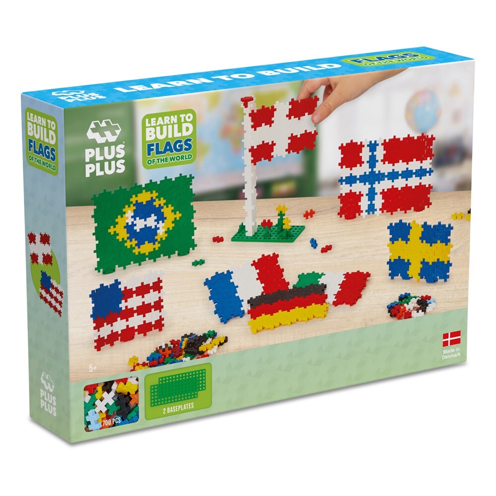 Buy 600pc Plus-Plus Learn to Build/Create Flags of The World Kids ...