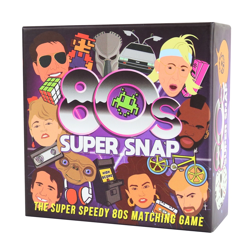 Buy 60pc Gift Republic 80s Super Snap Party Matching Game Pairing Cards ...