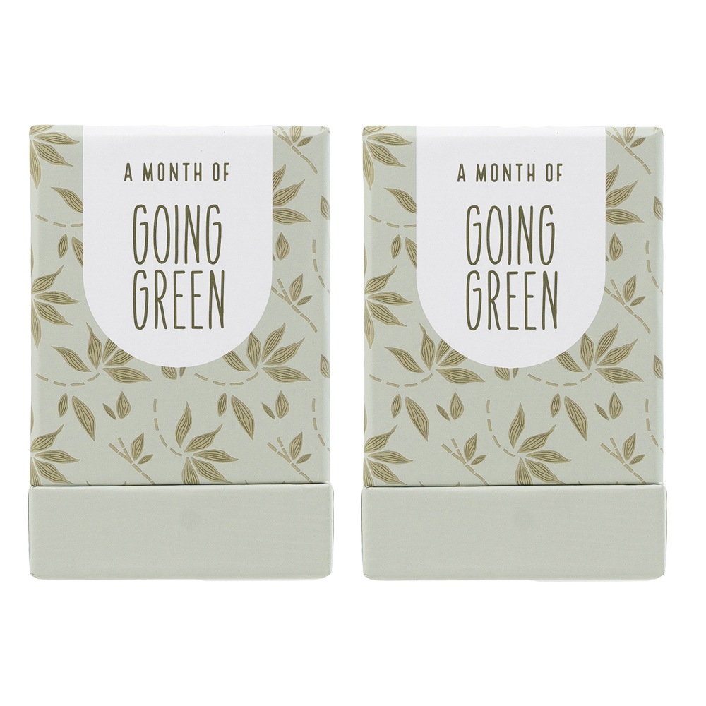 Buy 62pc Splosh A Month Of Going Green Affirmation Cards Motivational ...