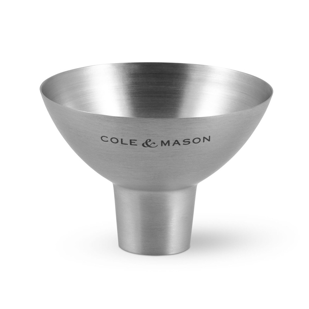 Buy 6pc Cole & Mason Kitchen Stainless Steel Salt/Pepper Mill Funnel ...
