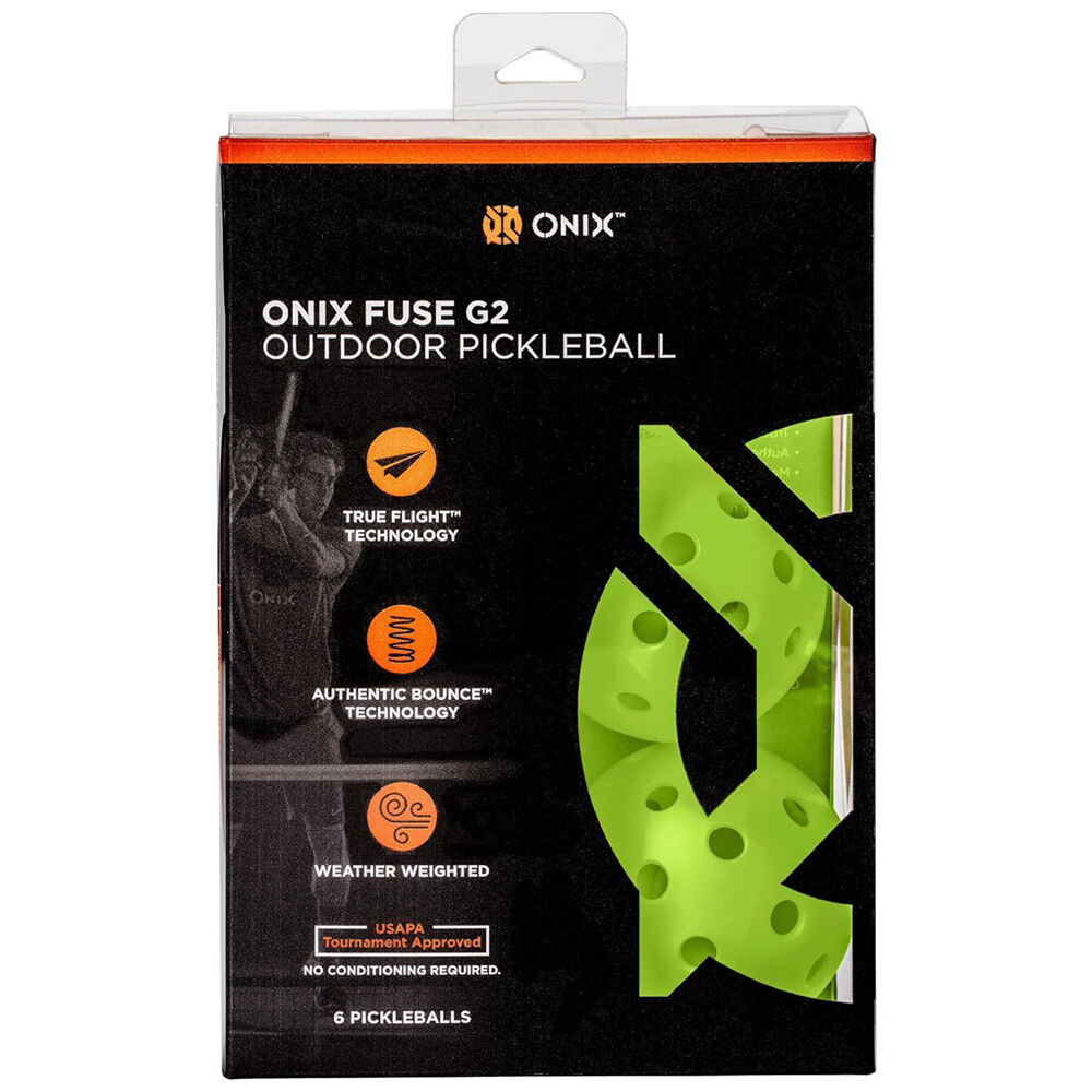 Buy 6pc Onix Fuse G2 Pickleball Outdoor Ball Sports Practice/Training ...