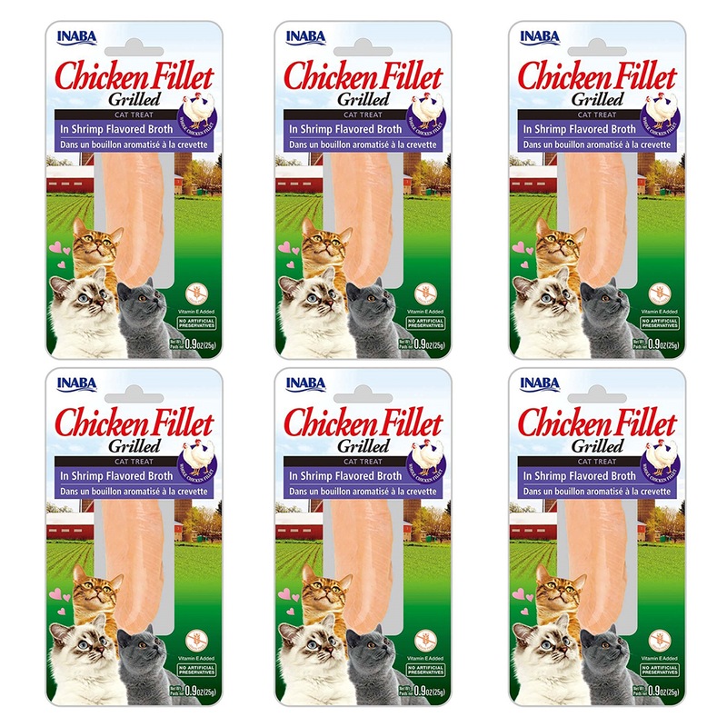 Buy 6PK Inaba Grilled Chicken Fillet in Shrimp Flavoured Broth Cat Food ...