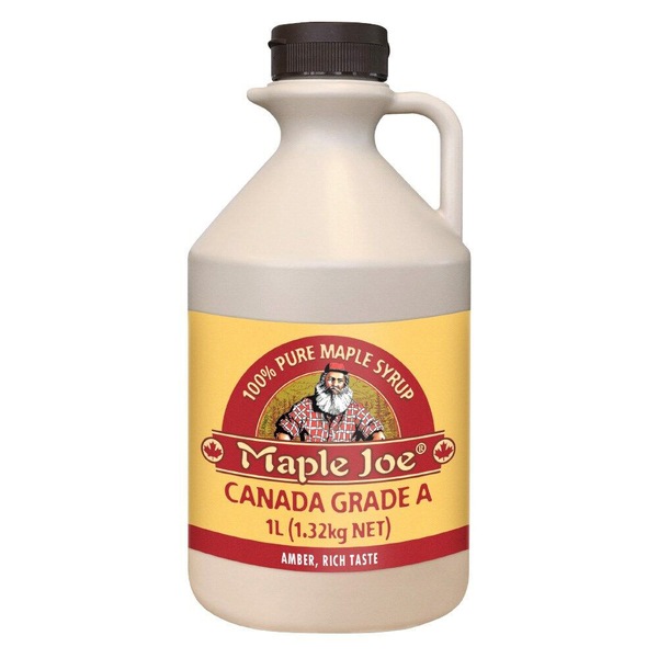 Buy 6PK Maple Joe Amber Canadian Grade A 100% Pure Syrup 1L - MyDeal ...