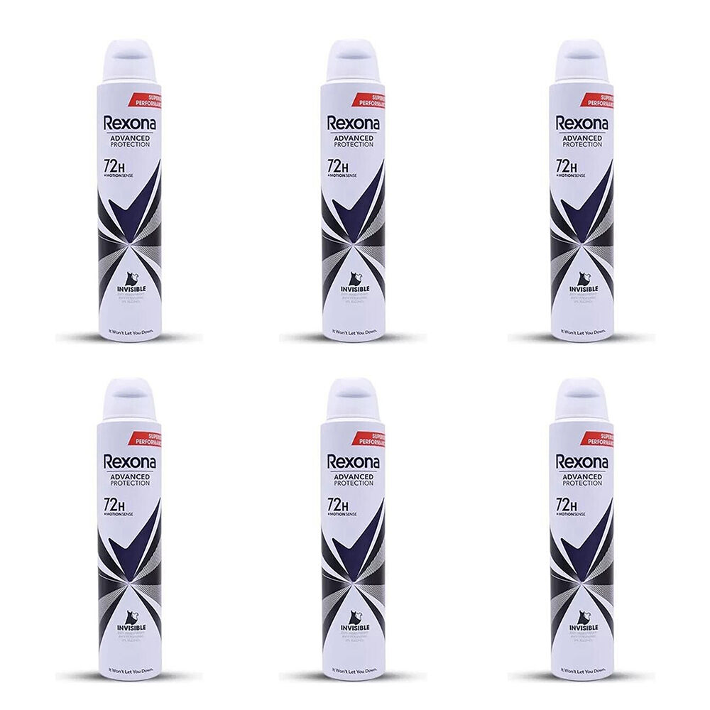Buy 6PK Rexona Motion Sense Deodorant Advanced Protection Body Spray ...