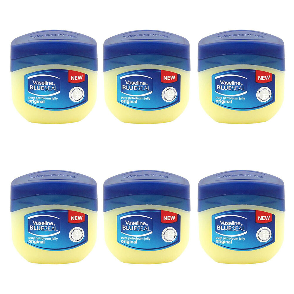 Buy 6PK Vaseline Blue Seal Original Moisturising Petroleum Jelly For ...
