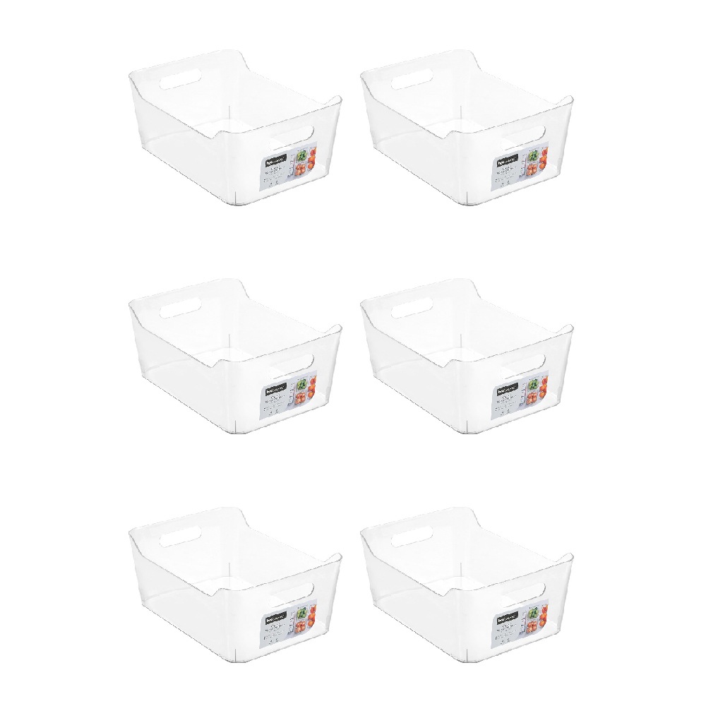 Buy 6x Boxsweden Crystal Food Storage Container w/ Carry Handle 34 ...