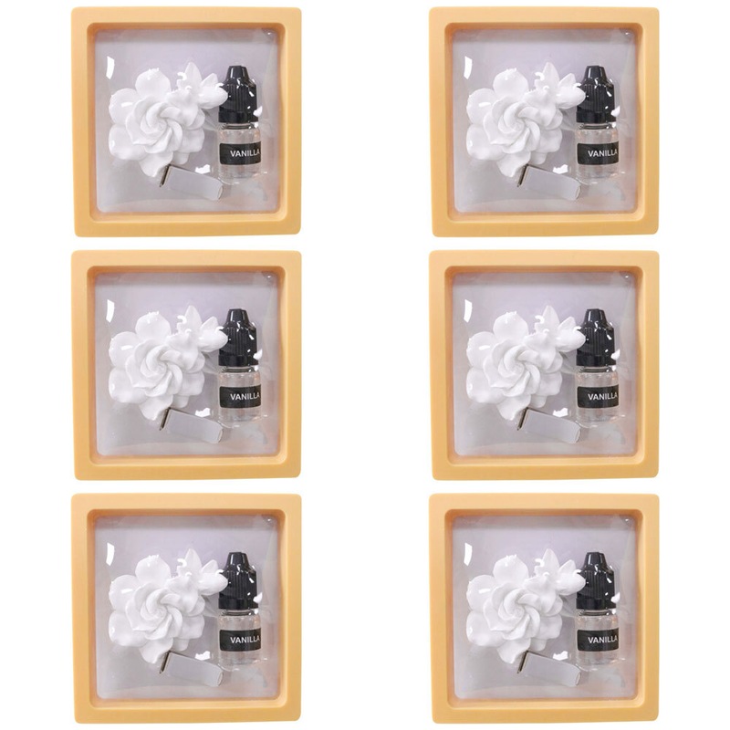 Buy 6x LVD Ceramic/Plastic Scented Car Clip w/ Vanilla Oil Vehicle Air ...