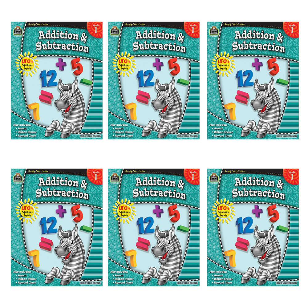Buy 6x Teacher Created Resources Addition/Subtraction Book Set For ...