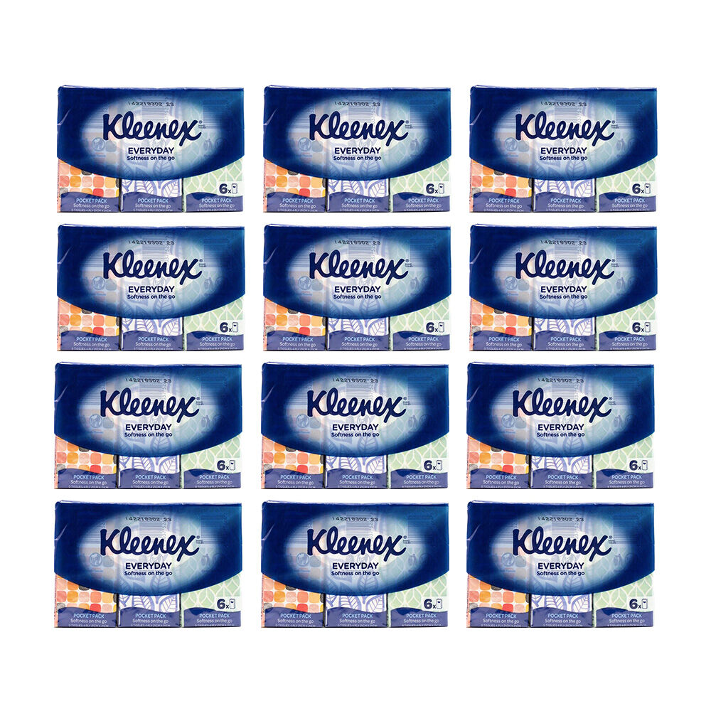 Buy 72pc Kleenex 9 Tissues Toilet/Bathroom Travel Paper Napkin 4Ply ...