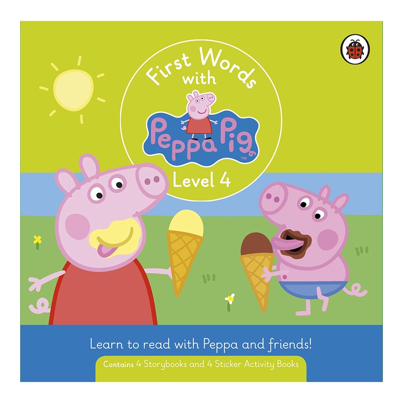 Buy 8pc First Words w/ Peppa Pig Kids Story Reading Learning Activity ...
