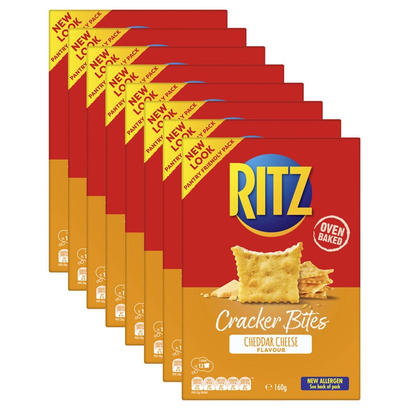 Buy 8pc Ritz Cracker Bites Cheddar Cheese Savoury Crackers Biscuits ...