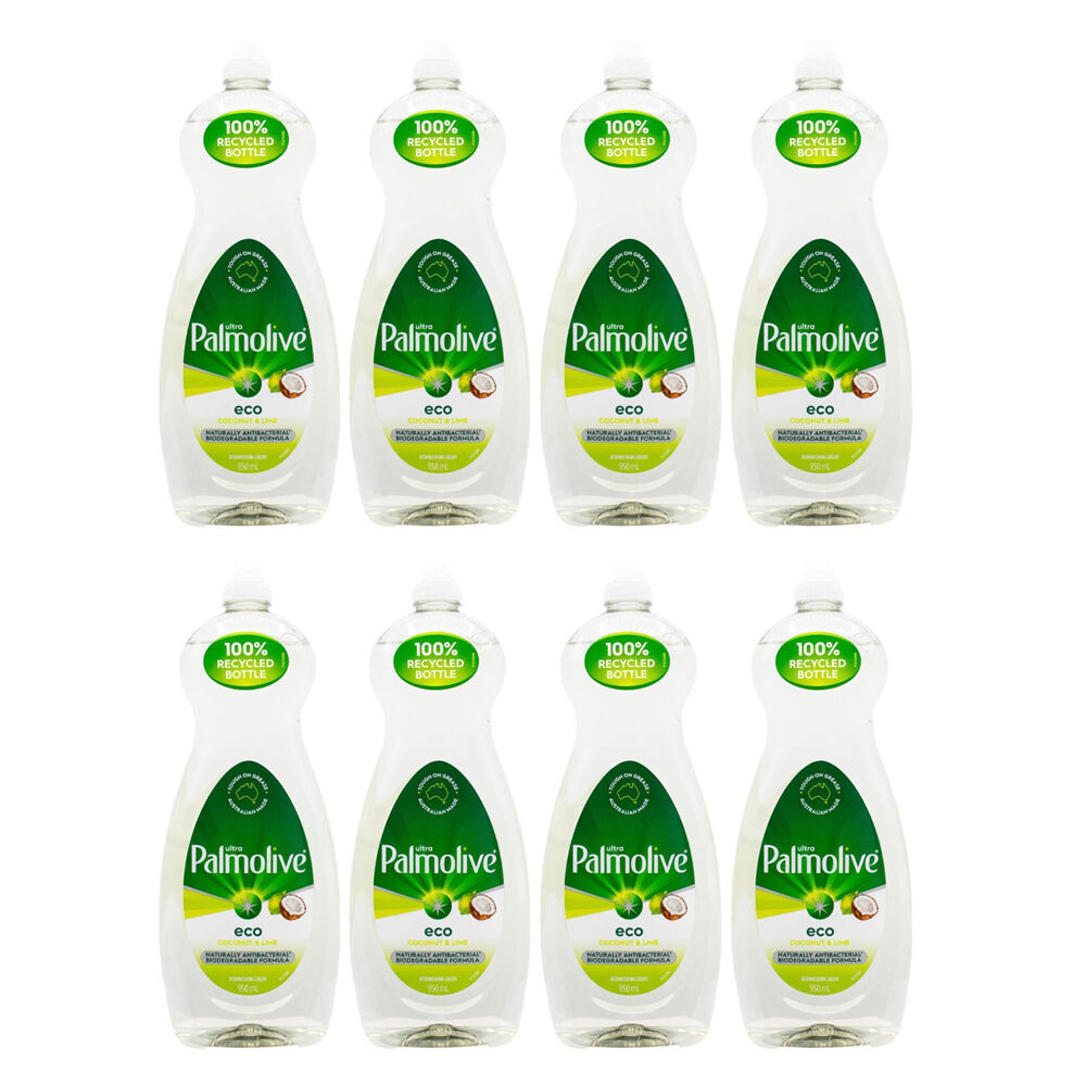 Buy 8PK Palmolive Cleanng Dishwashing Liquid Ultra Eco Coconut & Lime ...