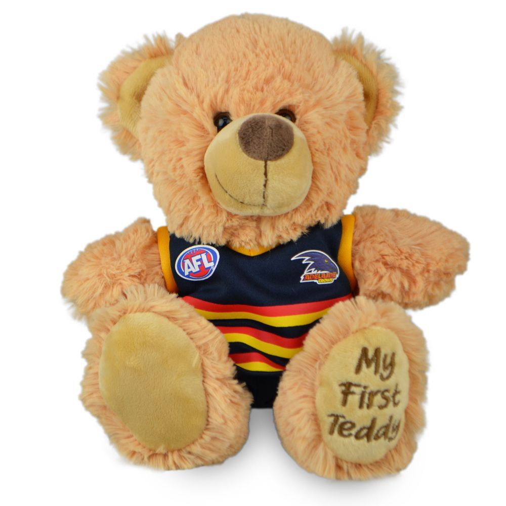 Buy AFL Adelaide First Teddy Bear 23cm Plush Stuffed Animal Kids/Child ...