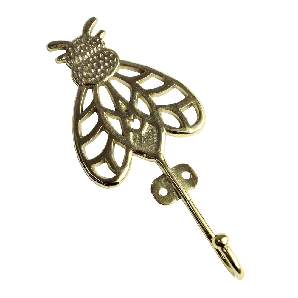 Buy Aluminium 16cm Open Wing Bee Hook Wall Hanger Organiser Storage ...