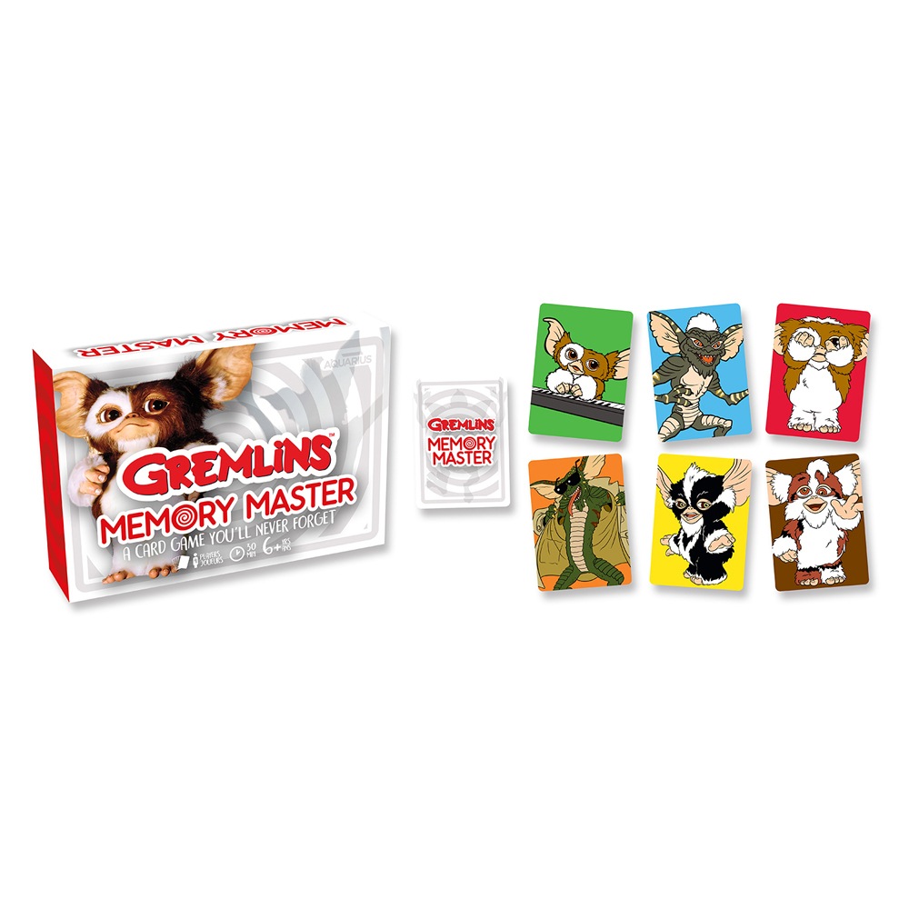 Buy Aquarius Gremlins Memory Master Card Game Kids Play Party Fun 4 ...