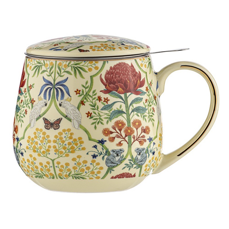 Buy Ashdene Matilda 430ml/13.5cm New bone China Tea Cup/Mug Infuser w ...