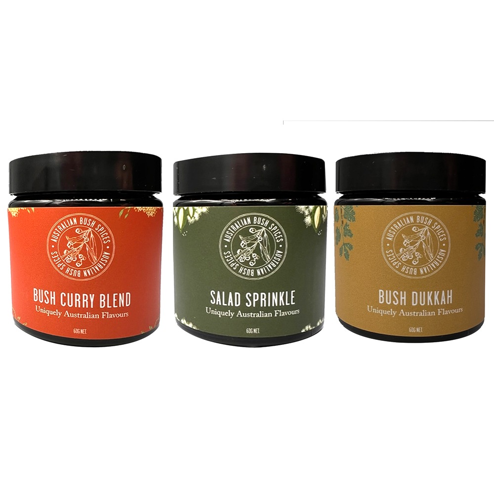 Buy Australian Bush Spices Yellow Bush Dukkah/Salad Sprinkle/Orange ...