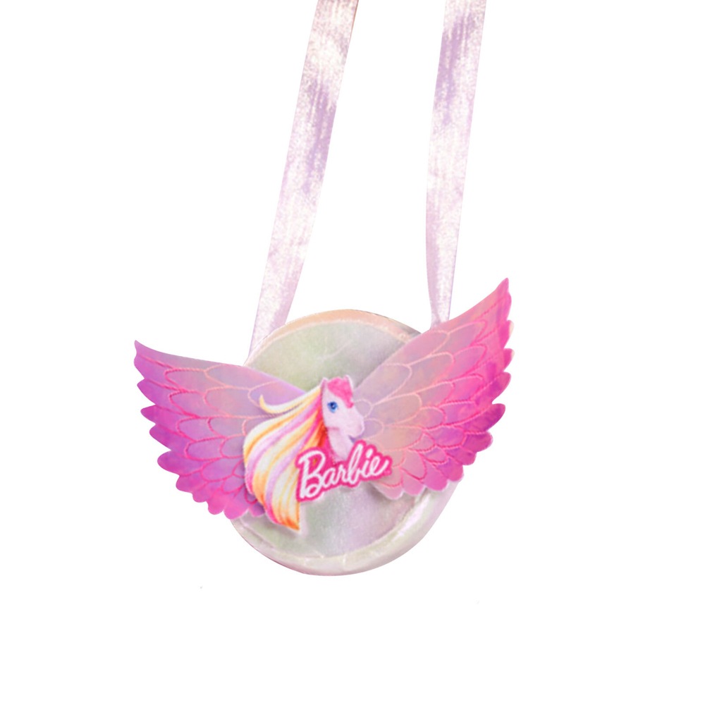Buy Barbie Iridescent Foil Fabric Bag Kids/Children Costume Party ...
