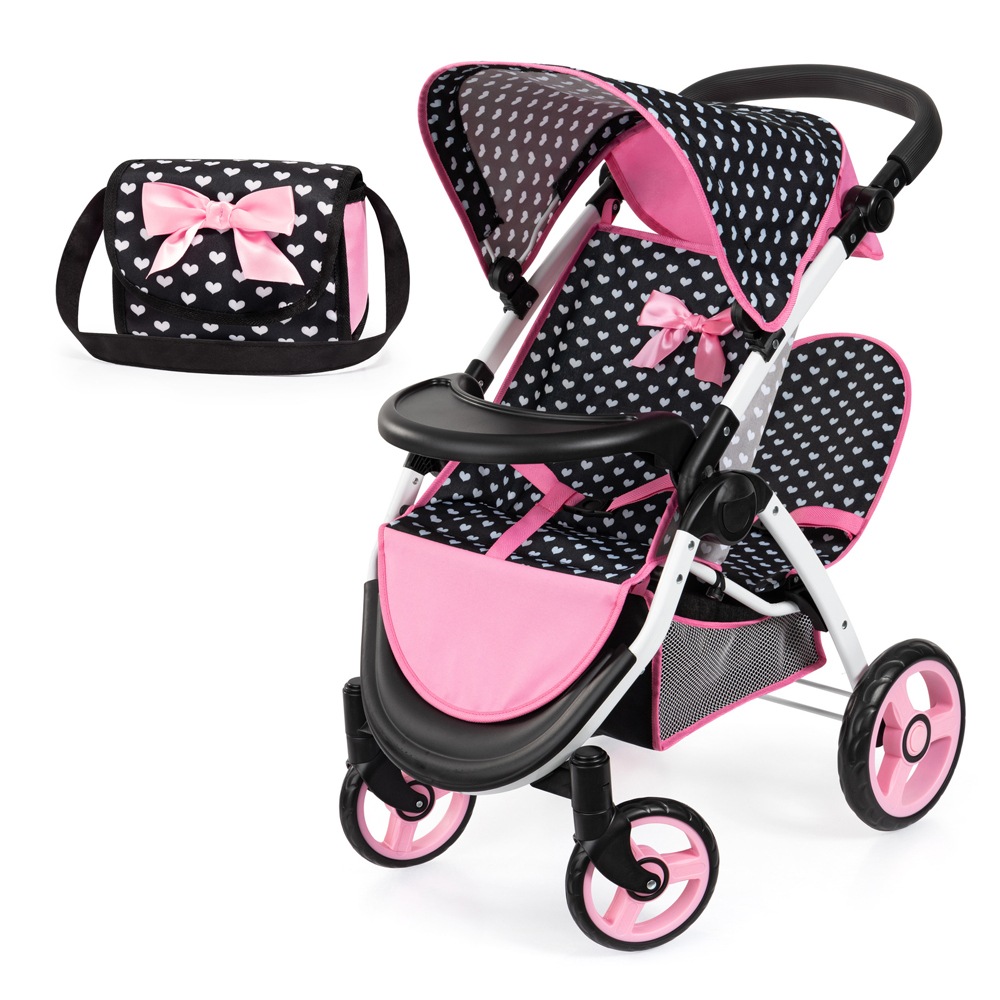 Buy Bayer Twin Star Doll Pram Kids/Childrens Interactive Push/Pull Toy ...