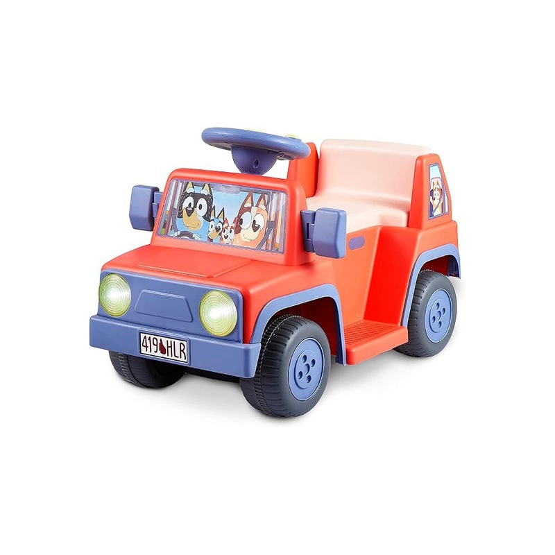 Buy Bluey 6V Interactive Electric Ride On Car Toddlers/Childrens Toy ...