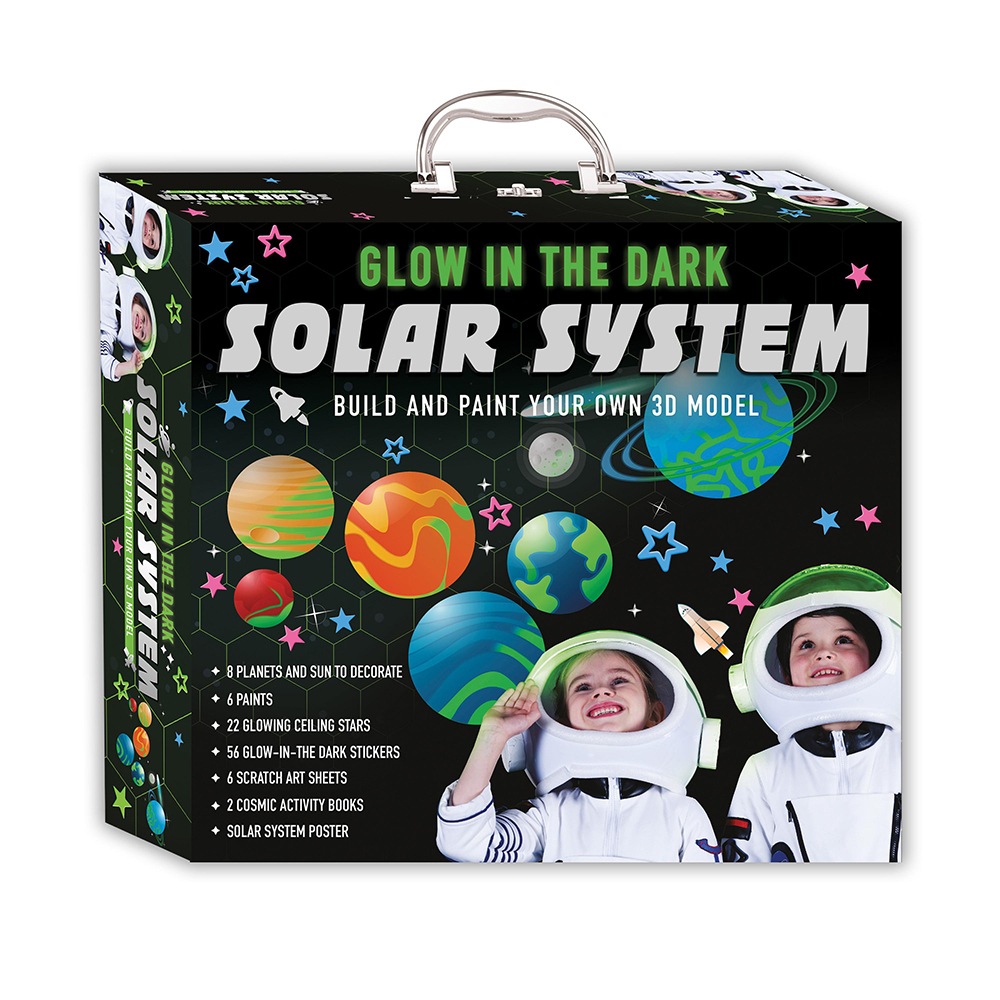 Buy Bookoli Glow in the Dark Solar System Deluxe Gift Box Craft ...