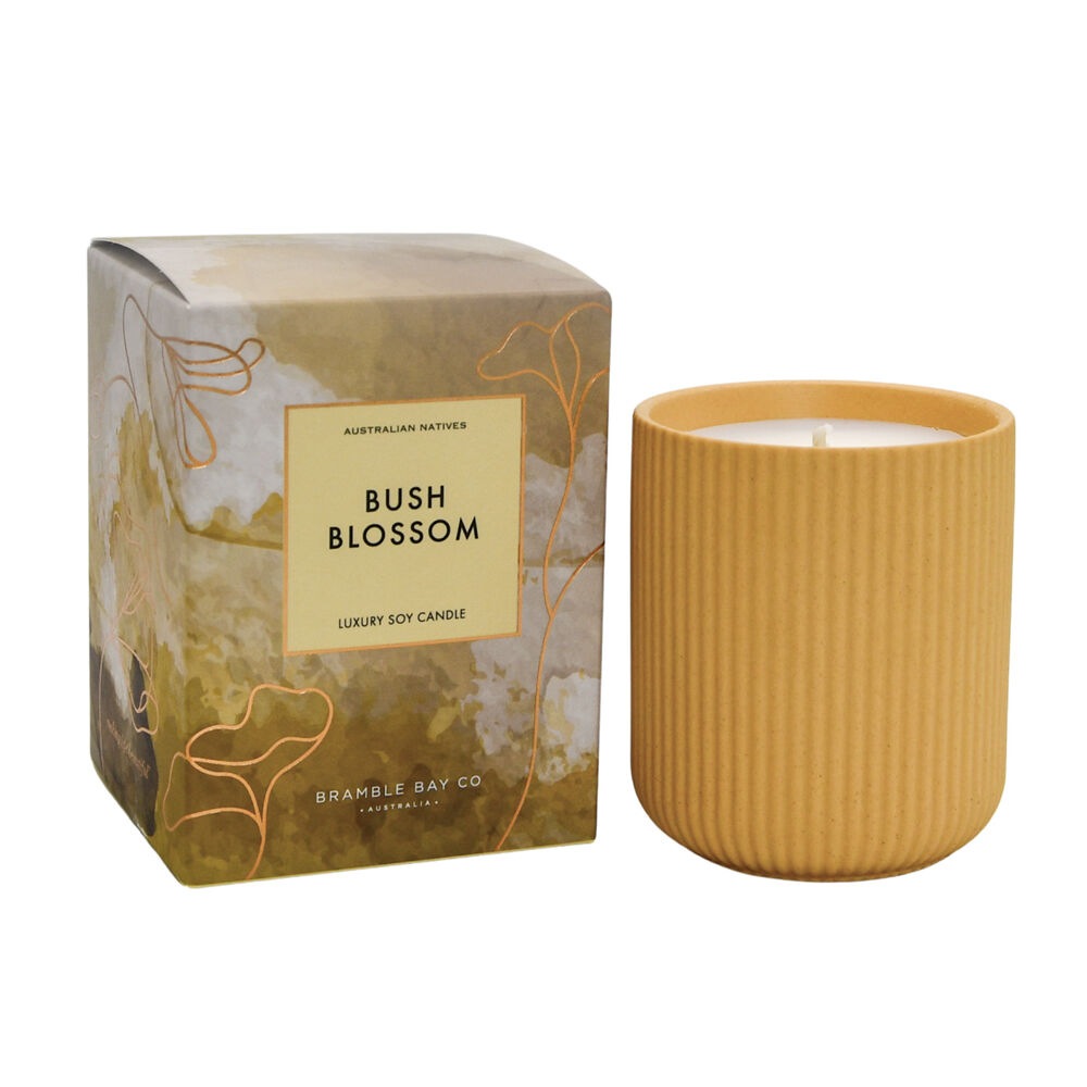 Buy Bramble Bay Native Plum Bush Blossom Scented Ceramic Candle 270g ...