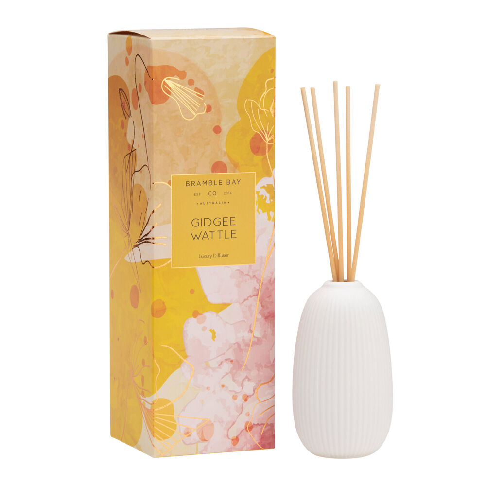 Buy Bramble Bay Native Reed Diffuser Gidgee Wattle Scented Home ...