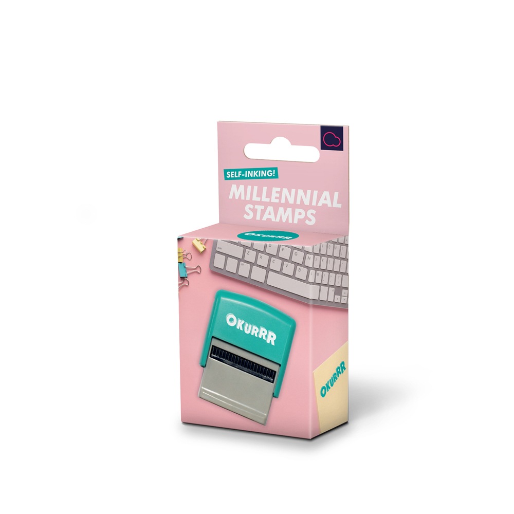 Buy Bubblegum Stuff Millennial Stamp Okurrr Self-Inking Labeler ...