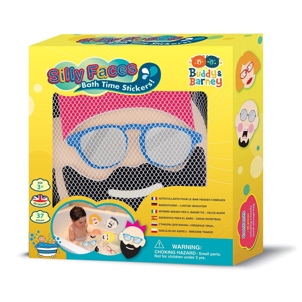 Buy Buddy & Barney Bath Time Stickers Silly Faces Kids/Children Fun ...