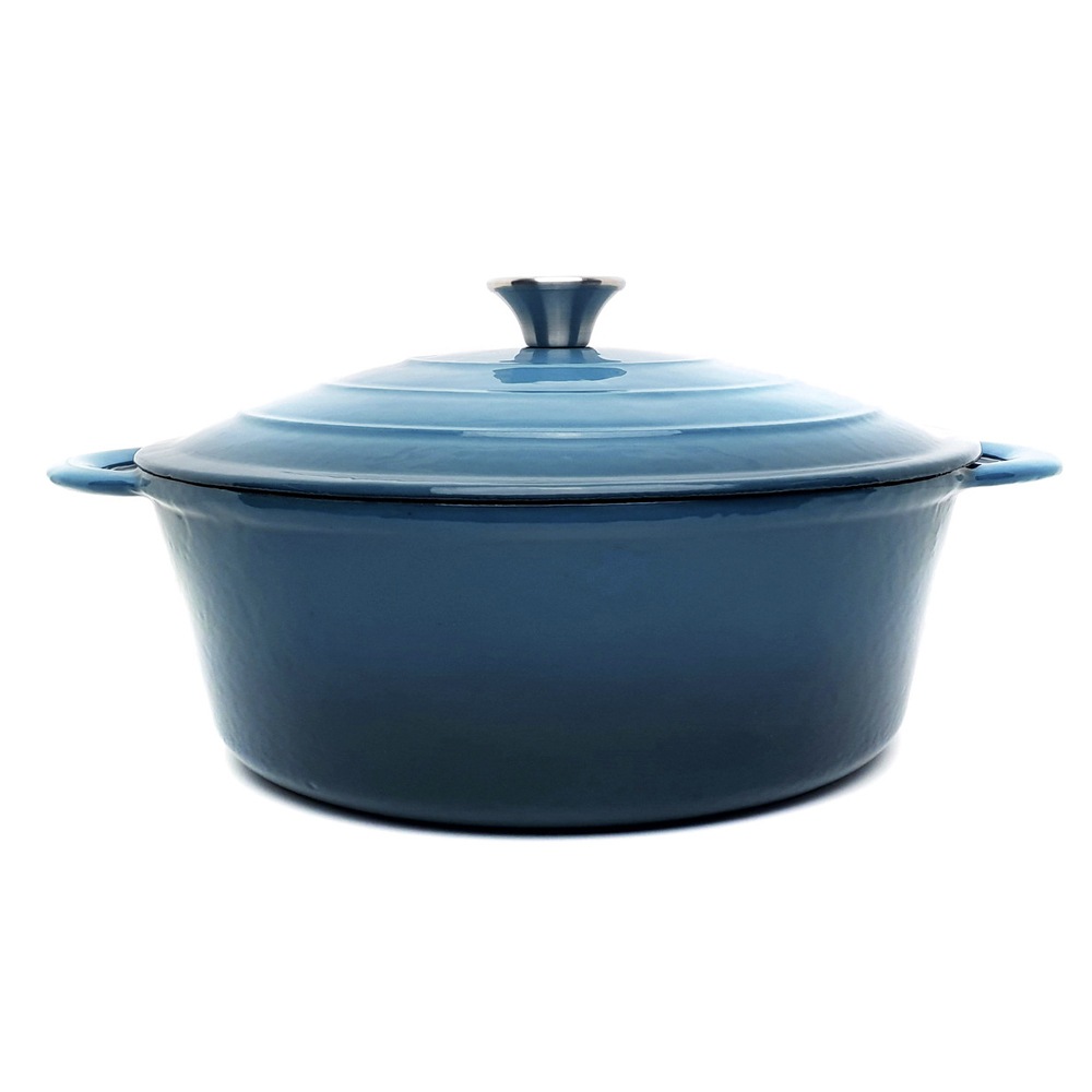 Buy Classica Enamelled 28cm/3.7L Oval Cast Iron Casserole Induction ...