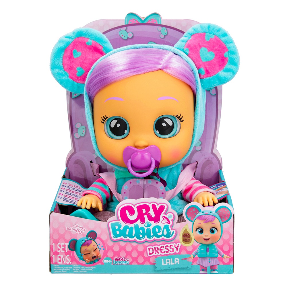 Buy Cry Babies 30cm Dressy Lala Kids/Children Pretend Play Styling Doll ...