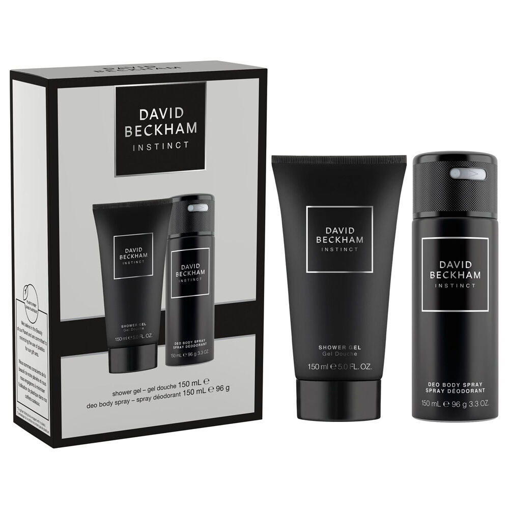 Buy David Beckham Instinct Deodorant & Shower Gel Set Fresh Scent For ...