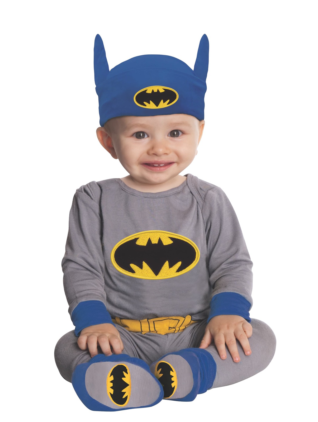 Buy DC Comics Baby Batman One Piece Superhero Dress Up Costume 6 ...