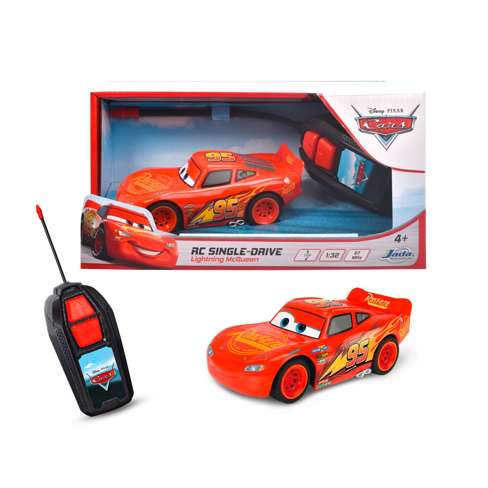 Buy Disney Cars RC Single Drive Lightning McQueen 1:32 Toy Kids ...