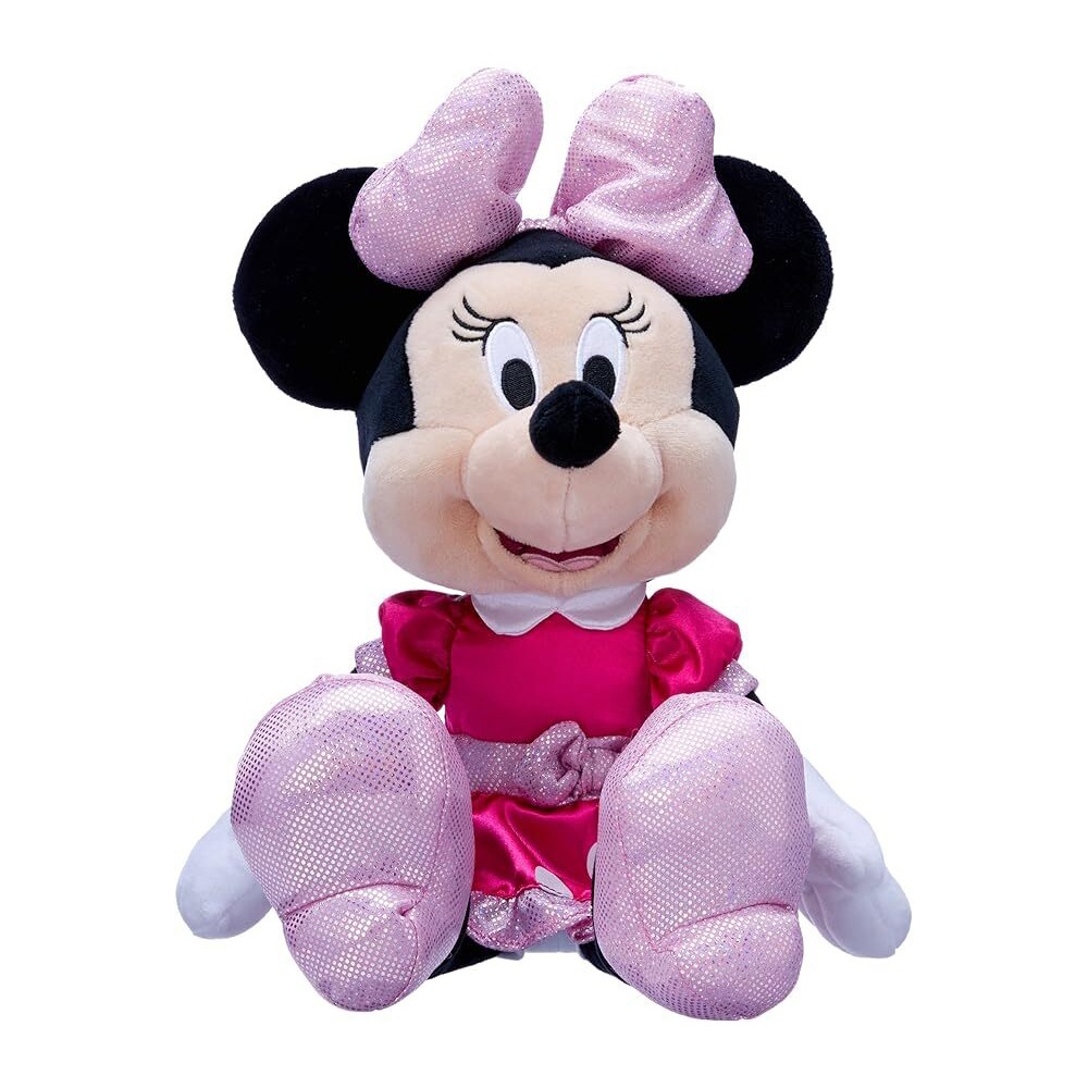 Buy Disney Minnie Mouse Bow Glow Kids/Childrens Light Up Plush Toy Pink ...