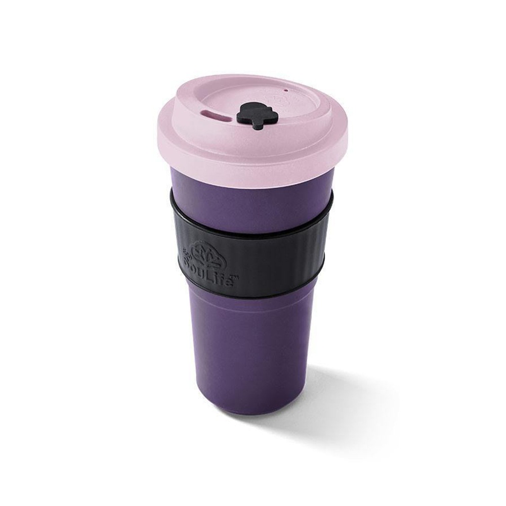 Buy Eco Soulife All Natural Bio Sip 585ml Reusable Coffee Cup w/Lid ...