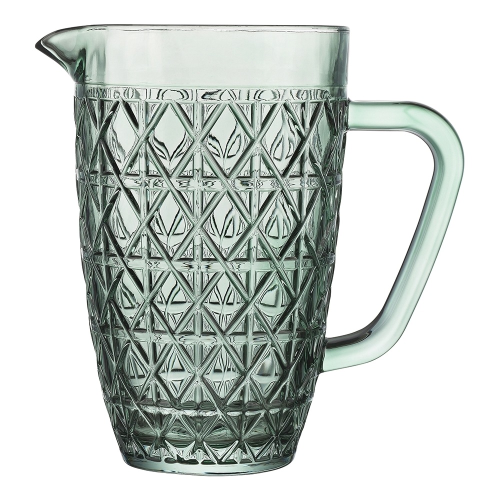 Buy Ecology Rattan 1.5L Glass Jug Water/Juice Pitcher Drink Container w ...